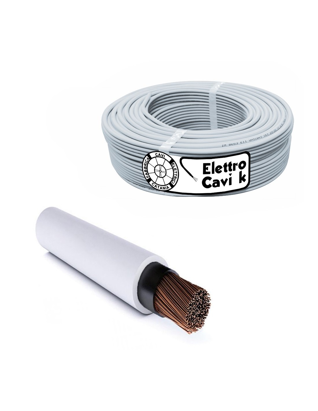 CAVO ELETTRICO FG16R16 1x16 mm² IN DOPPIA GUAINA PER USO ESTERNO E INTERNO UNIPOLARE 1 POLO CPR ...